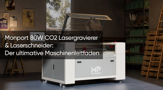 Monport 80W CO2 Lasergravierer & Laserschneider: Der ultimative Maschi ...